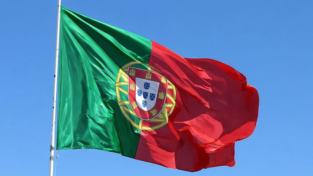 A bandeira de Portugal